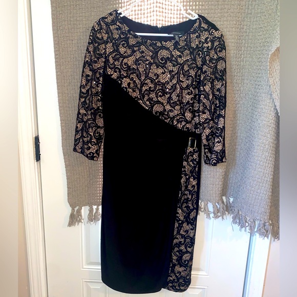 R&M Richards | Dresses | Beautiful 2tone Sequence Dress | Poshmark